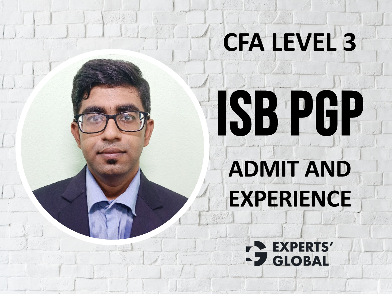 ISB PGP experience | CFA Level 3 | Management consultant role | Manab’s ...